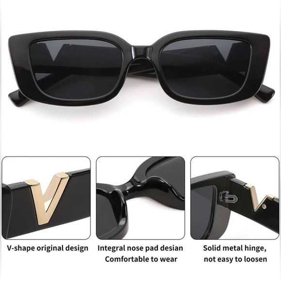 Accessories | Small Rectangle Sunglasses For Women Men Vintage Trendy ...